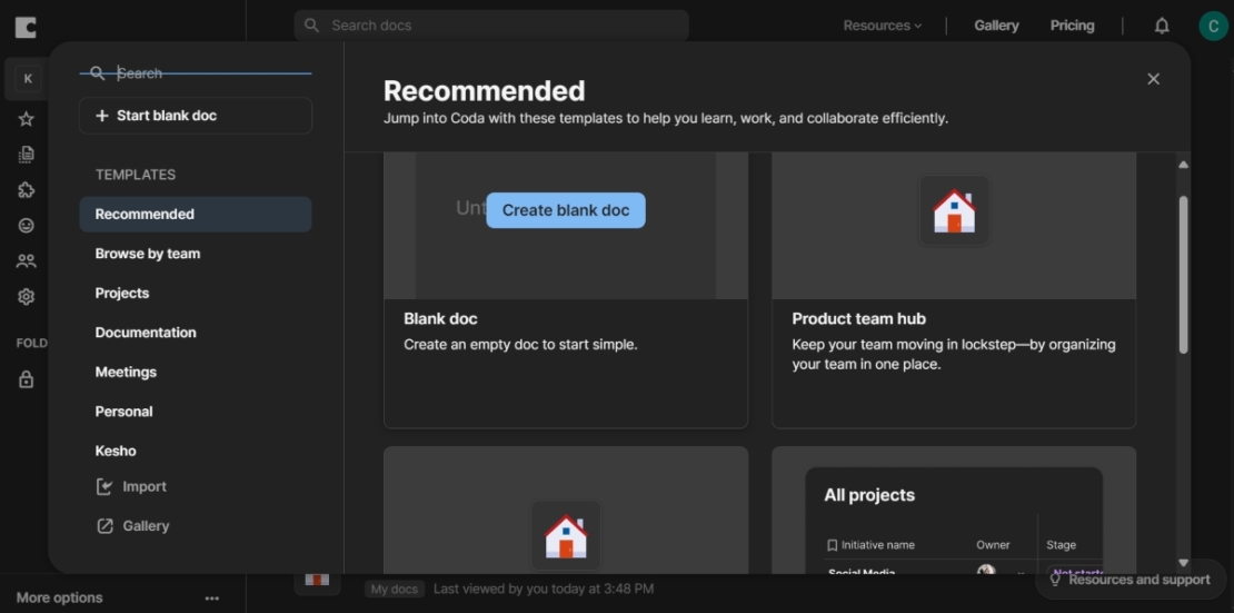 Coda.io Review: Features, Pricing and Alternatives