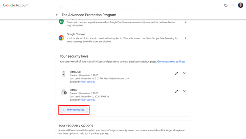 How to Use Google's Titan Security Keys With Passkey Support