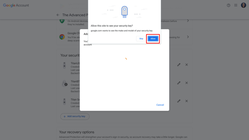 How to Use Google's Titan Security Keys With Passkey Support