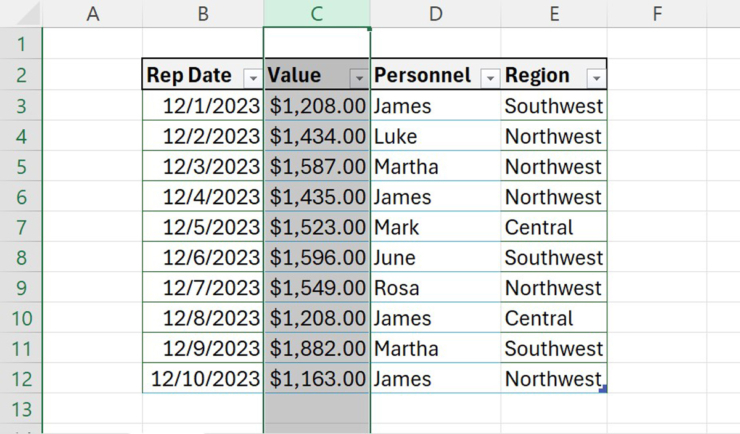 How to Hide and Unhide Columns in Excel