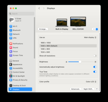 How to Configure a Second Display on a Mac
