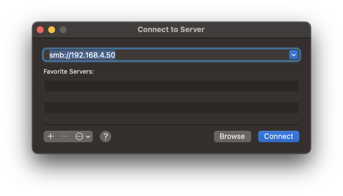 How to Connect Your macOS Device to an SMB Share