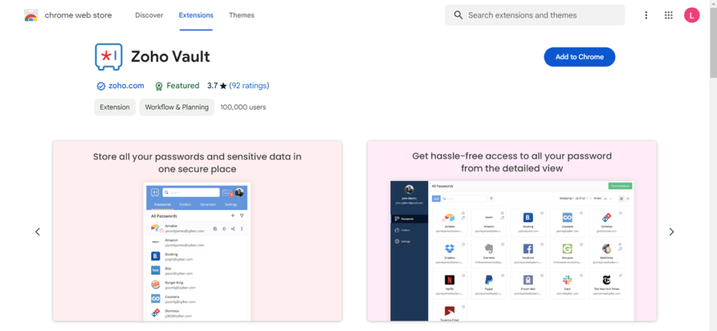 Zoho Vault Review (2024): Pricing, Security & Ease of Use