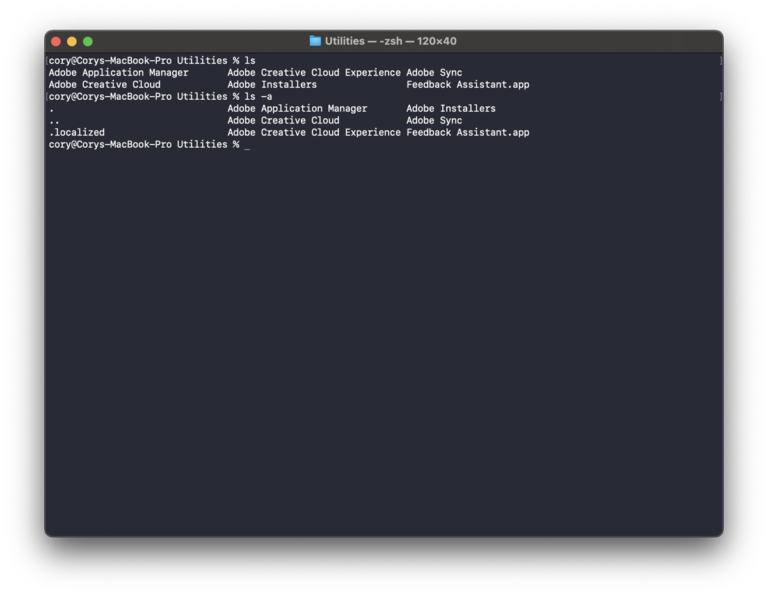 Basic Terminal Commands: Navigating the macOS Directory Structure