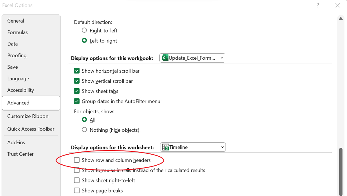 How to Copy a Format for Excel Worksheet Columns and Rows