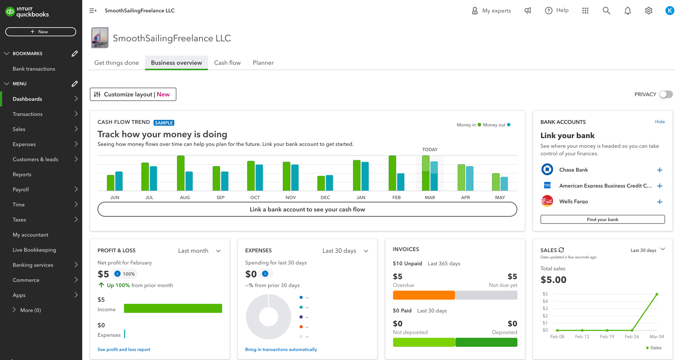 QuickBooks Software Product Comparison