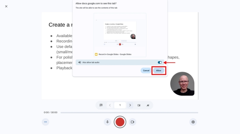 How to Record a Video Presentation With Google Slides