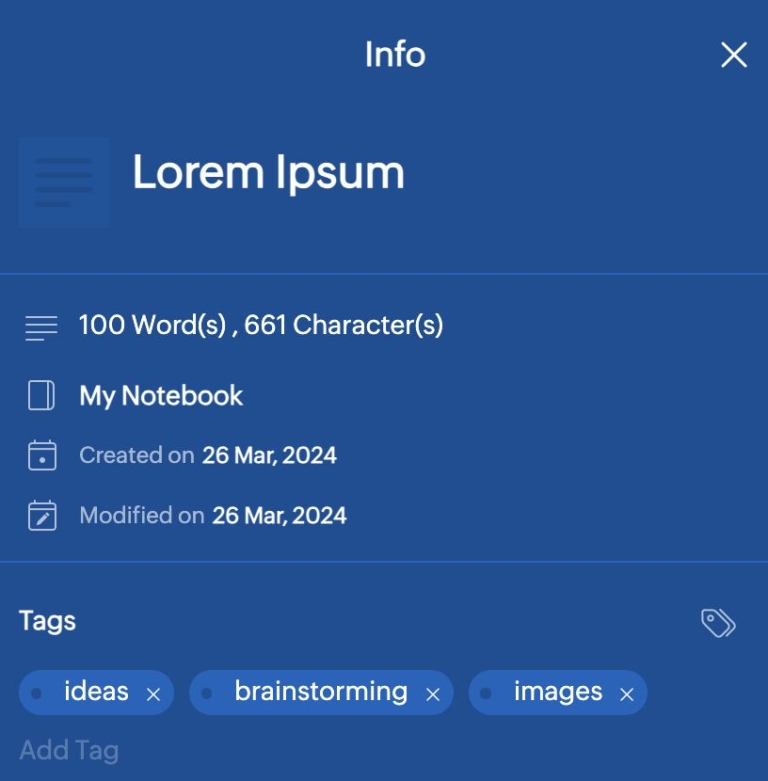 Zoho Notebook Review: Pricing, Features, Pros & Cons