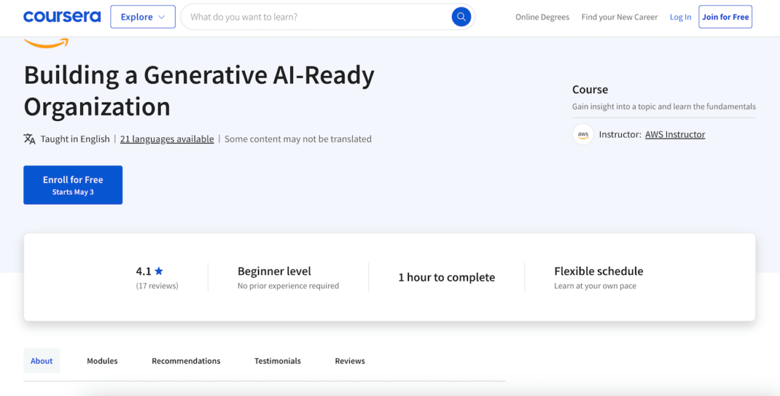 2024 年 10 门最佳 AI 课程 - Flnug.com