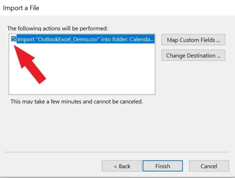 How To Import Excel Data Into Outlook Calendar - Nasni Consultants