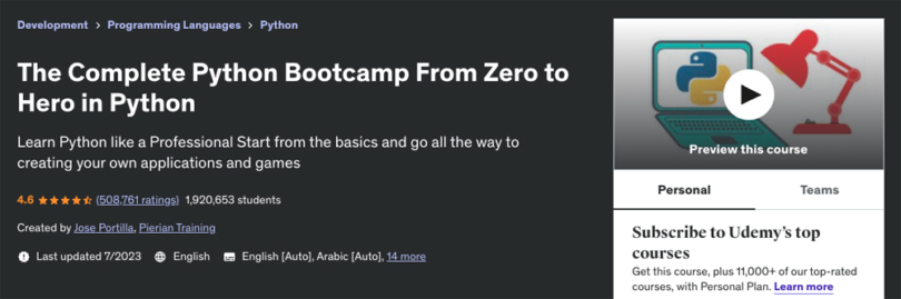 The 10 Best Python Courses