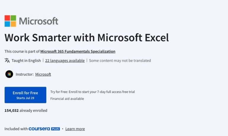 2024 年最值得学习的 6 门 Microsoft Excel 课程 - Flnug.com