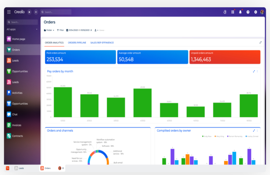 Creatio CRM Review: Features, Pricing and Benefits