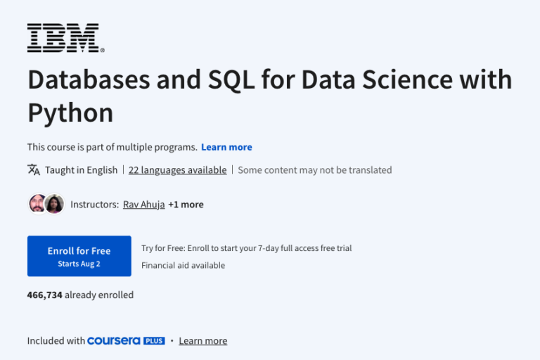 The 6 Best SQL Courses in 2024
