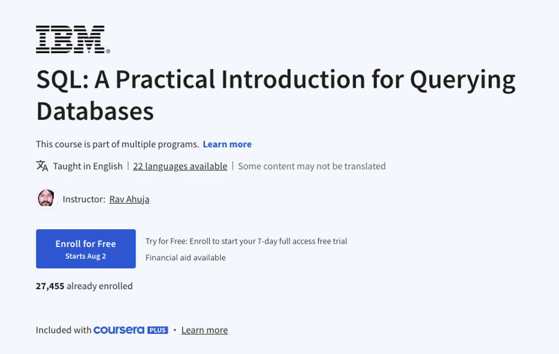 The 6 Best SQL Courses in 2024
