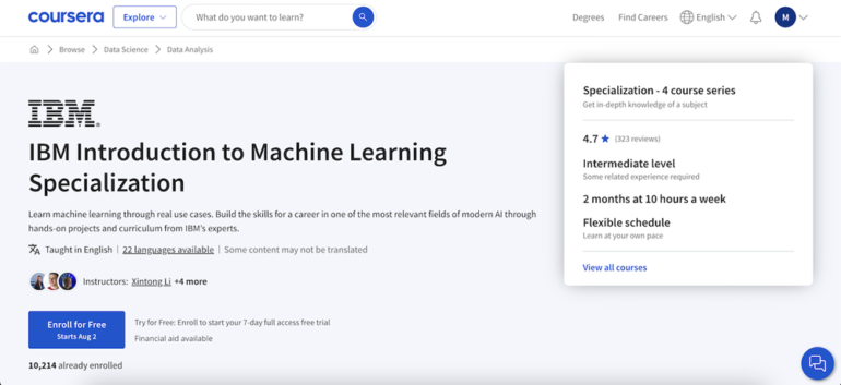 The 5 Best Machine Learning Courses for 2024