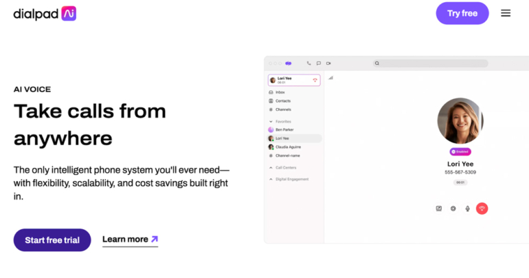 Dialpad 评测 (2025)：人工智能驱动的 VoIP 解决方案 - Flnug.com