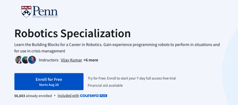 The 6 Best Robotics Engineering Courses in 2024