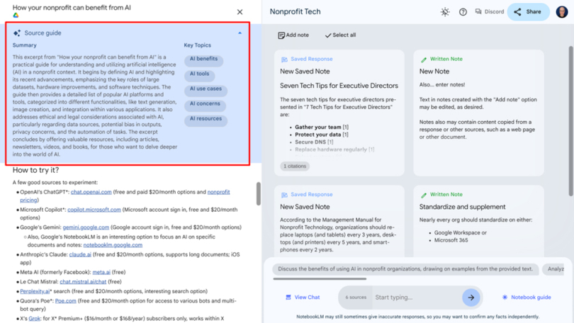Google NotebookLM: Expands Sources, Adds Audio Features