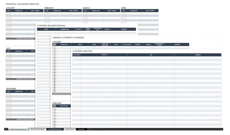 7 Free Editorial Calendar Templates You Can Use Right Now | TechRepublic