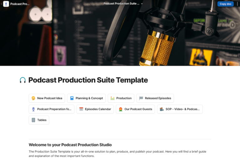 11 Podcast Planning Templates You Can Download Right Now