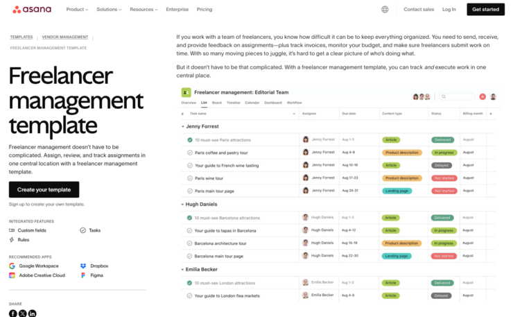 7 Freelancer Management Templates for Outsourcing Anything
