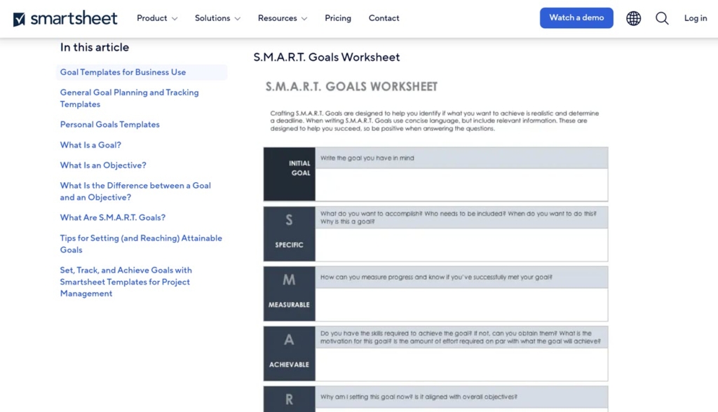 8 Goal Setting Templates for Making Real Progress in 2025