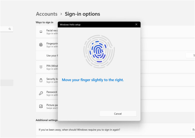 How to Add Fingerprint Authentication to Your Windows 11 Computer