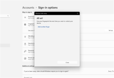 How to Add Fingerprint Authentication to Your Windows 11 Computer