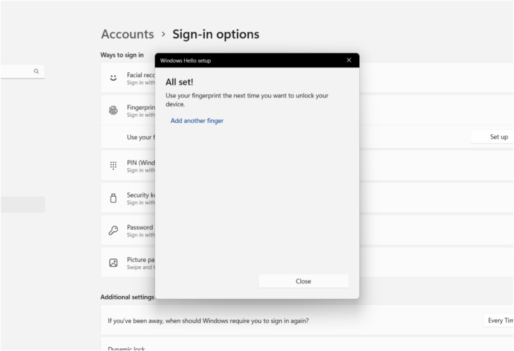 How to Add Fingerprint Authentication to Your Windows 11 Computer