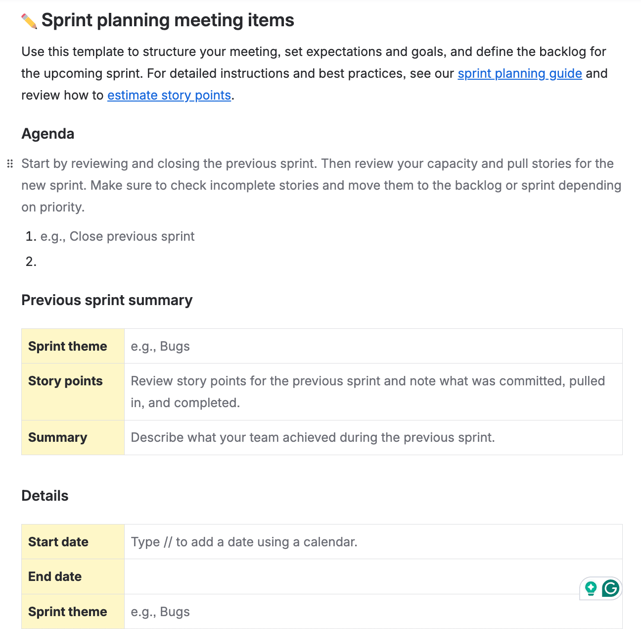 7 Free Sprint Planning Templates for Agile Teams